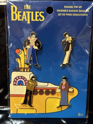 2022 Funko Walmart Exclusive Beatles Enamel Pin Set New in Package | eBay