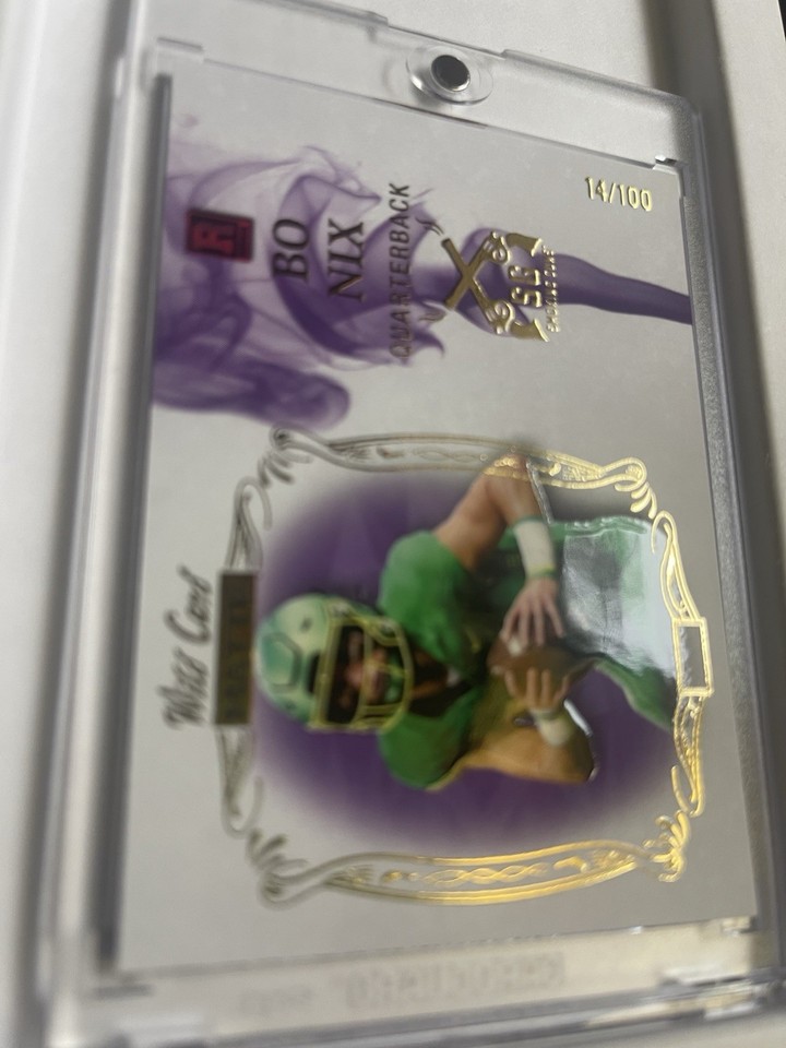 2023 WC MATTE #SG-BN BO NIX White Smoking Guns Purple 14/100 Denver ...