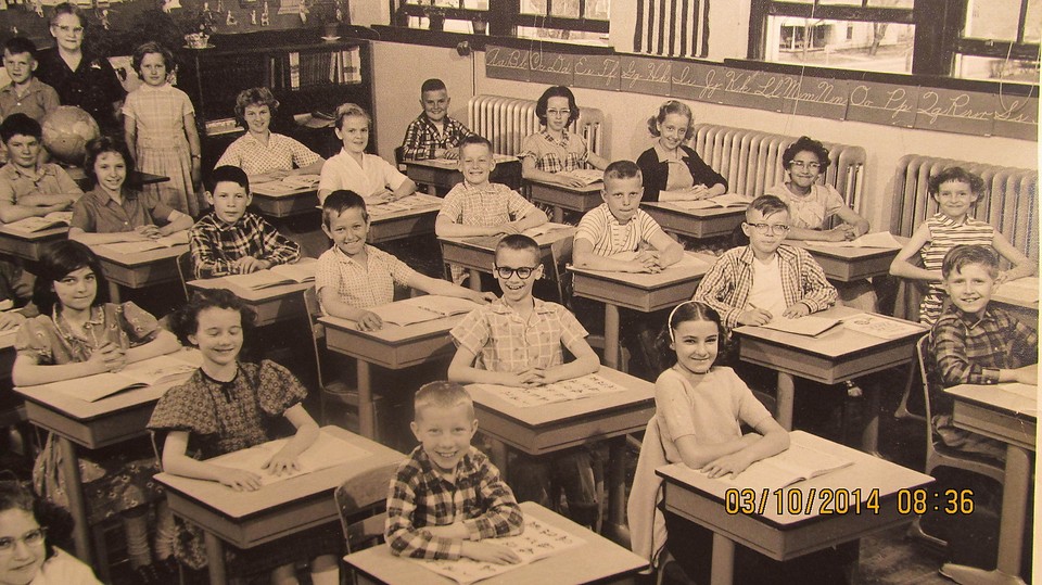 Vintage Photo Fifth Grade Photo Franklin School Princeton IN 1959-60 ...