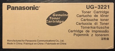 Genuine Panasonic UG-3221 Black Toner Cartridge New/OEM/Sealed/In-box ...