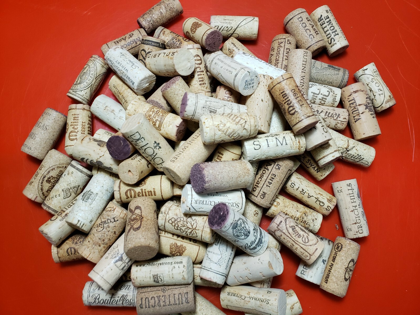 Wine Corks 100 All Real Natural Cork Used Various Brands Red White or ...
