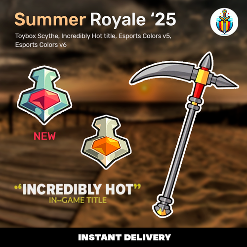 Brawlhalla: Summer Royale '25 (Weapon, Title, Esports Colors v5, v6 ...