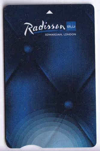 CARTE / CARD HOTEL CLE KEY .. ROYAUME UNI LONDON RADISSON EDWARDIAN ...