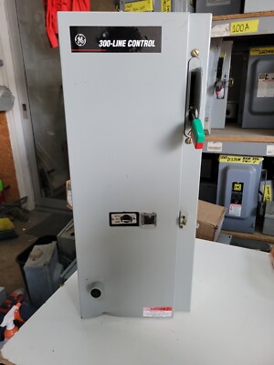 GE GENERAL ELECTRIC 300-LINE CONTROL CR308C1042RADT COMBINATION STARTER ...