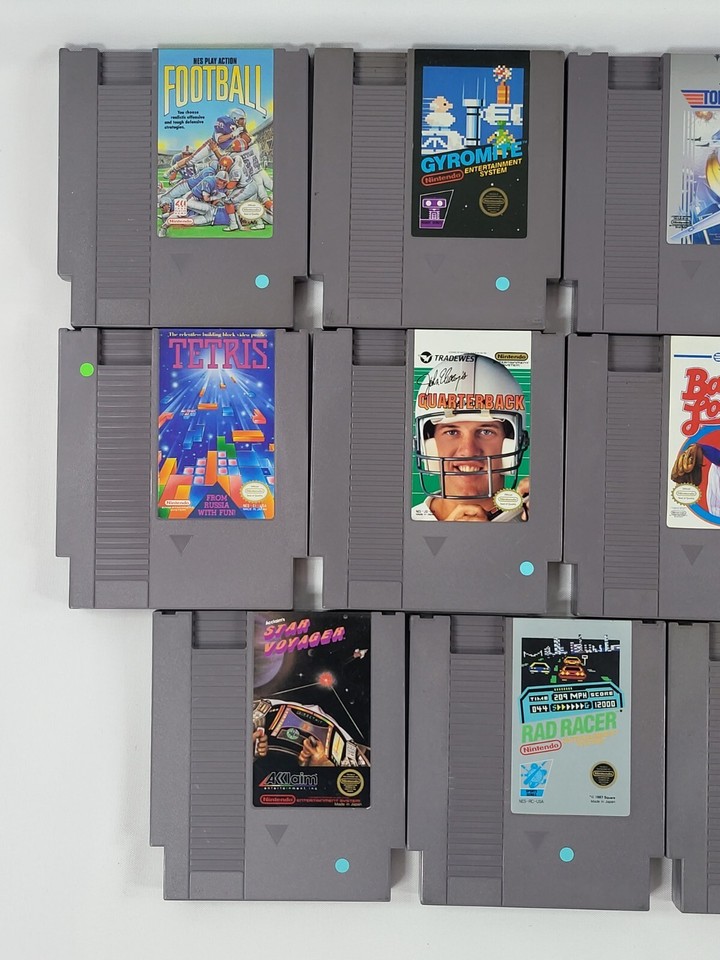 Original NES Nintendo Console Bundle with 4 Controllers, Zapper, 14 ...