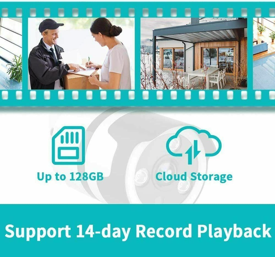 NETVUE Vigil Outdoor Camera 1080P Security Camera Outdoor IP66 ...