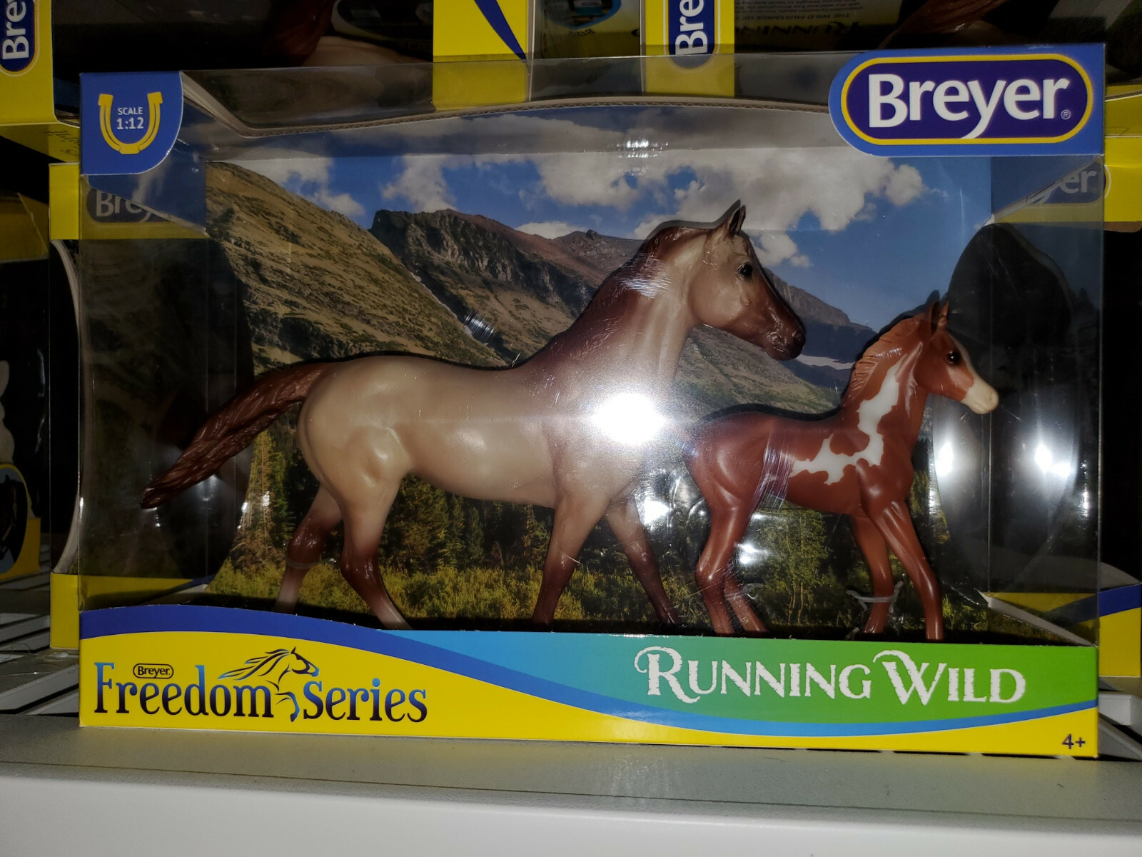 Breyer Running Wild #62204 Ruffian Mare and Morgan Foal Classic Set NIB ...