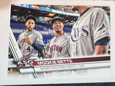 2017 Topps Update US18 MOOKIE BETTS SP Short Print Variation ...