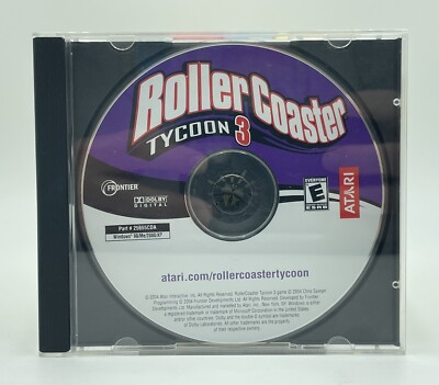RollerCoaster Tycoon 3 (PC, 2004) Disc Only *No Scratches* | eBay