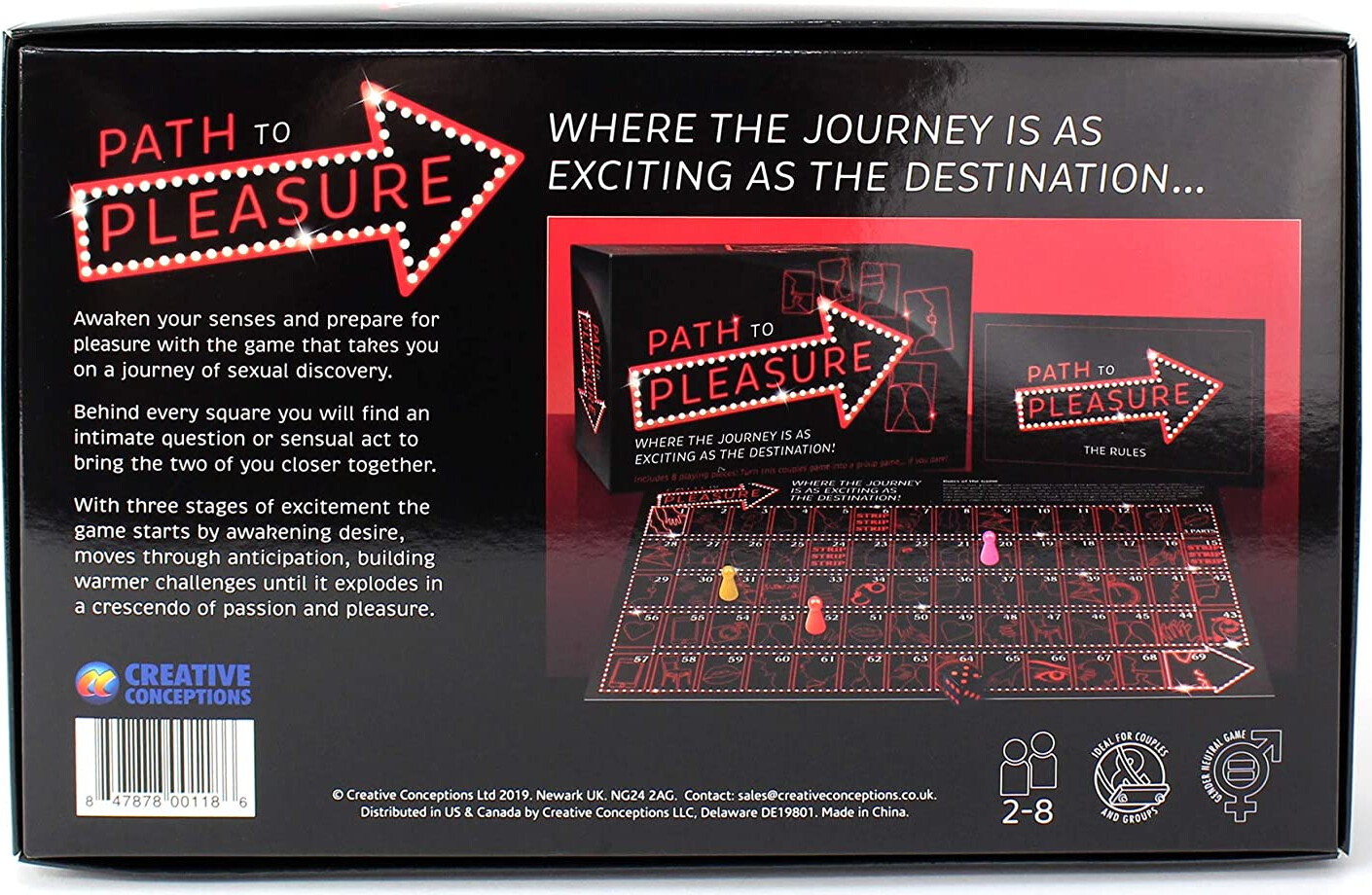 Creative Conceptions The Path to Pleasure Game for sale online | eBay UK