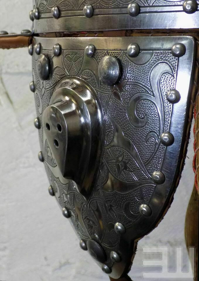 Handmade 16Ga Steel Medieval Ottoman Helmet Islamic Knight Historical ...