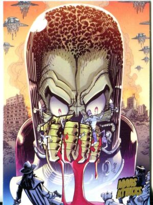 Mars Attacks Invasion Gold Stamped Parallel Base Card #67 | eBay UK