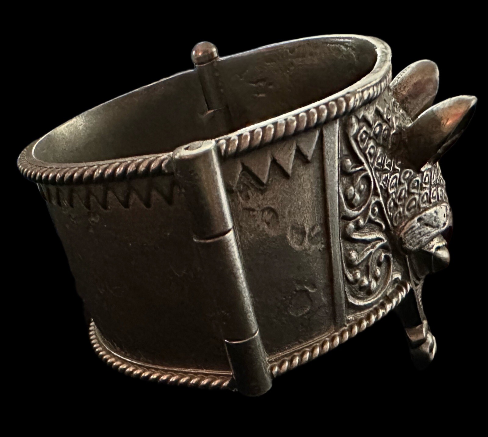 Rare MMA Cross Of Cong Pewter Bracelet 1977 - Gem