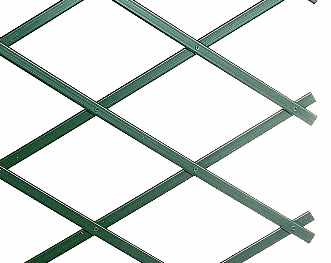 Plastic Expanding Garden Wall Trellis Green Expandable PVC Trellises 2m ...