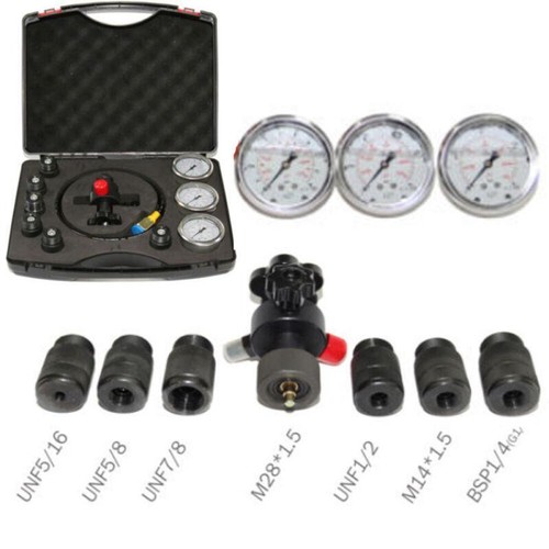 Hydraulic Accumulator Nitrogen charging Filling and Pressure Test Kit ...