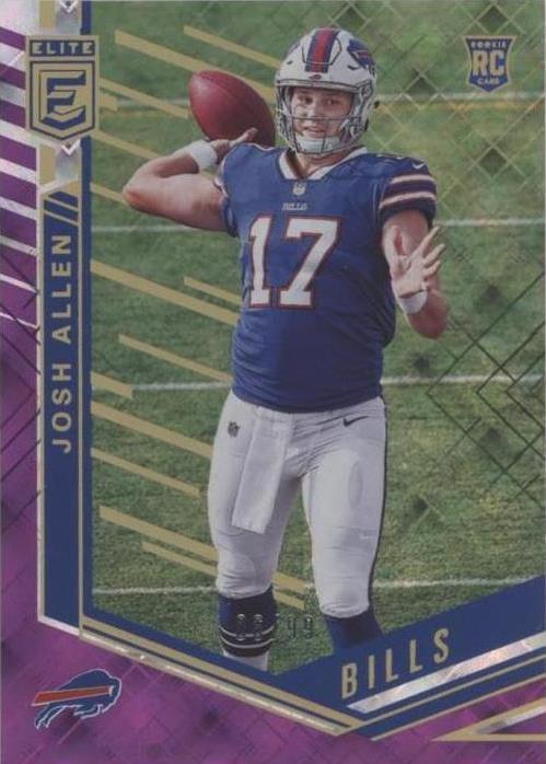 2018 Donruss Elite - Rookies Josh Allen #154 Purple /99 (RC) for sale ...
