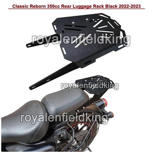 Fit For Royal Enfield Classic Reborn 350 "Rear Luggage Rack, Black ...