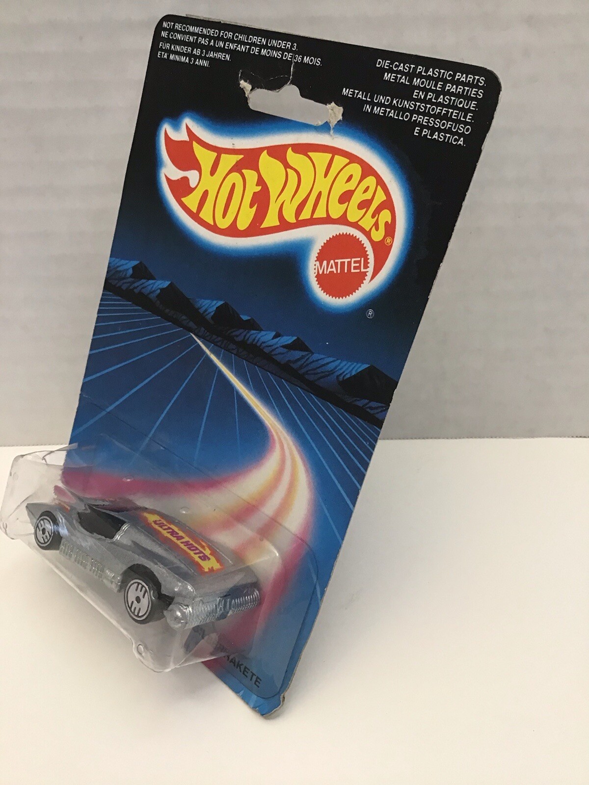 Hot Wheels 1986 Silver Bullet Speed Fleet Series #9535 UH International ...