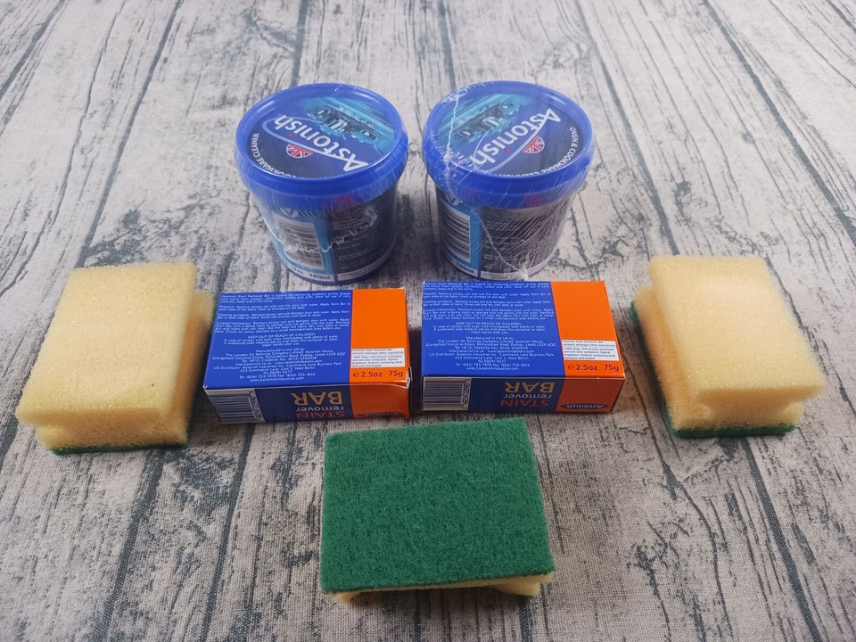 Astonish Cleaning Paste 17oz (Set of 2) Oven Cookware Scrubber Cleaning ...