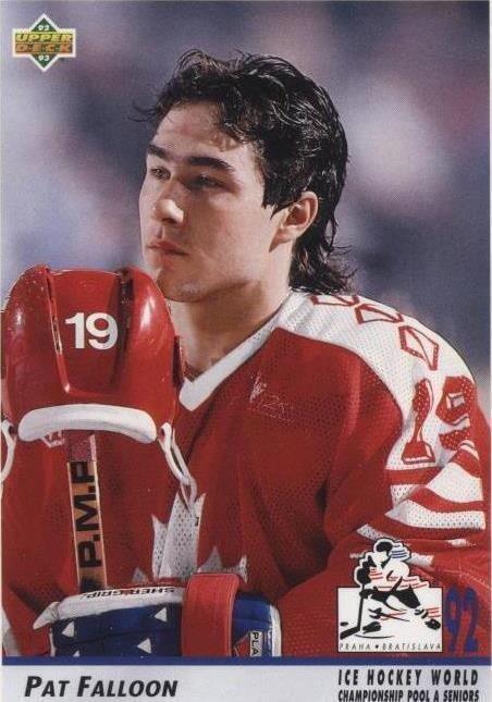 1992-93 Upper Deck - Ice Hockey World Pat Falloon #386 for sale online ...
