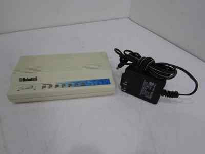 3com 5686-03 56K External Fax modem V90 w/ AC Power Adap. USR5686-03 US ...