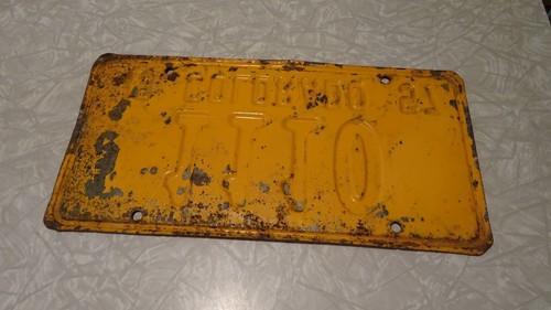 1957 Colorado Low Number license plate | eBay