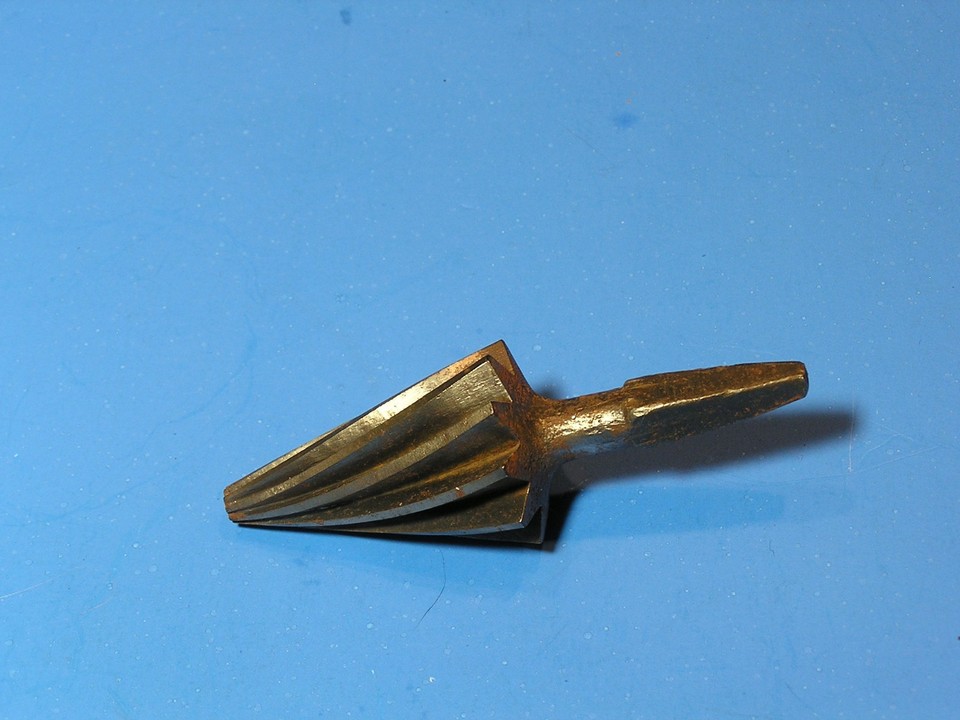 Vtg Tapered Spiral Flute Pipe Reamer Burring for Brace & Bit Tool ...