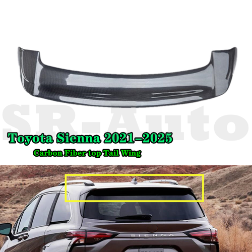 Rear Top Roof Lip Spoiler Wing Tail Trunk For 2021-25 Toyota Sienna ...