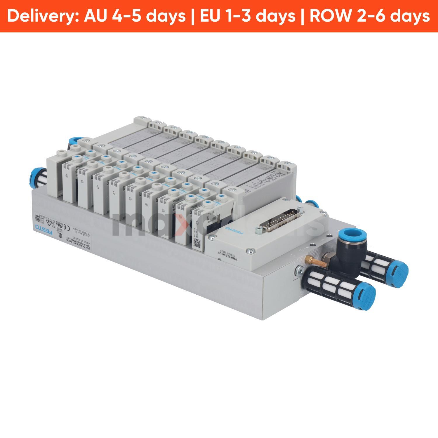 Festo VTUG-14-MSDR-B1T-25V20-Q12A-U-Q8S-NKK5MJL+M3 Valve Terminal New ...