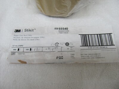 3M Stikit Paper Disc Roll 236u 5" Nh P80 C-Weight 100-pc #55540 | eBay