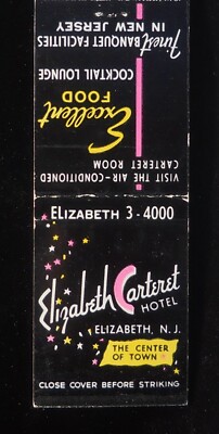 1950s Elizabeth Carteret Hotel Excellent Food The Center of Town ...
