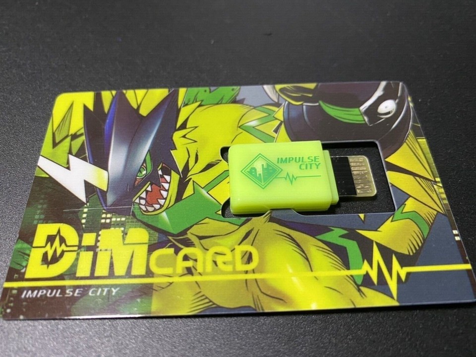 Digimon Vital Bracelet Pulsemon Impulse City DIM Card - New Sealed ...