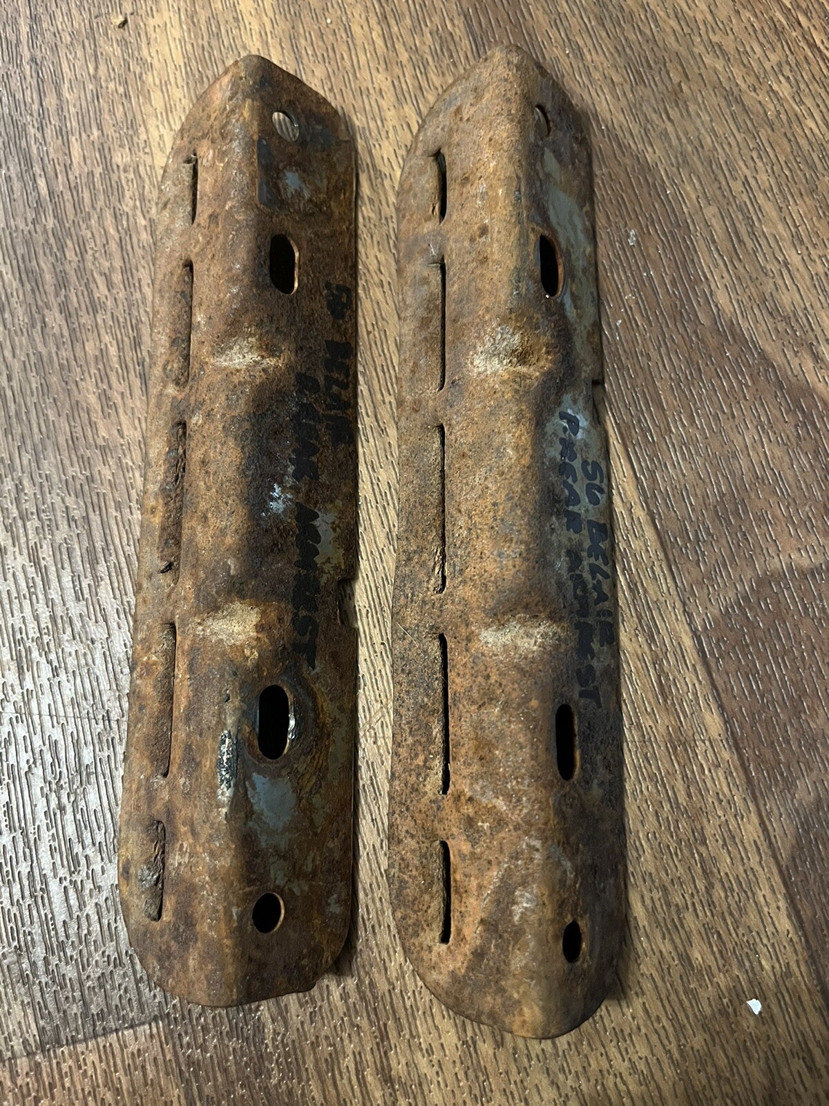 56 Chevy Belair 4D Rear Door Arm Rest Mounts | eBay