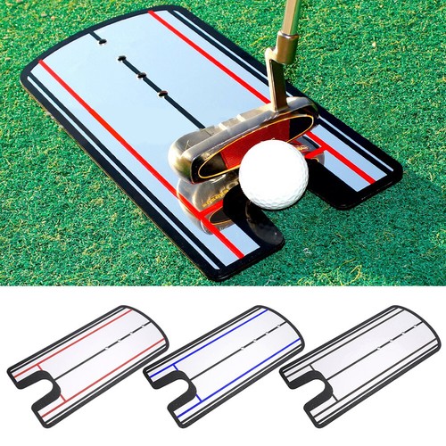 Swing Trainer Practice Tool Golf Putting Mirror Alignment Training ...