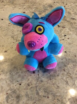 Funko FNAF Five Nights At Freddy's FOXY 8" Neon Blue BLACKLIGHT Plush ...