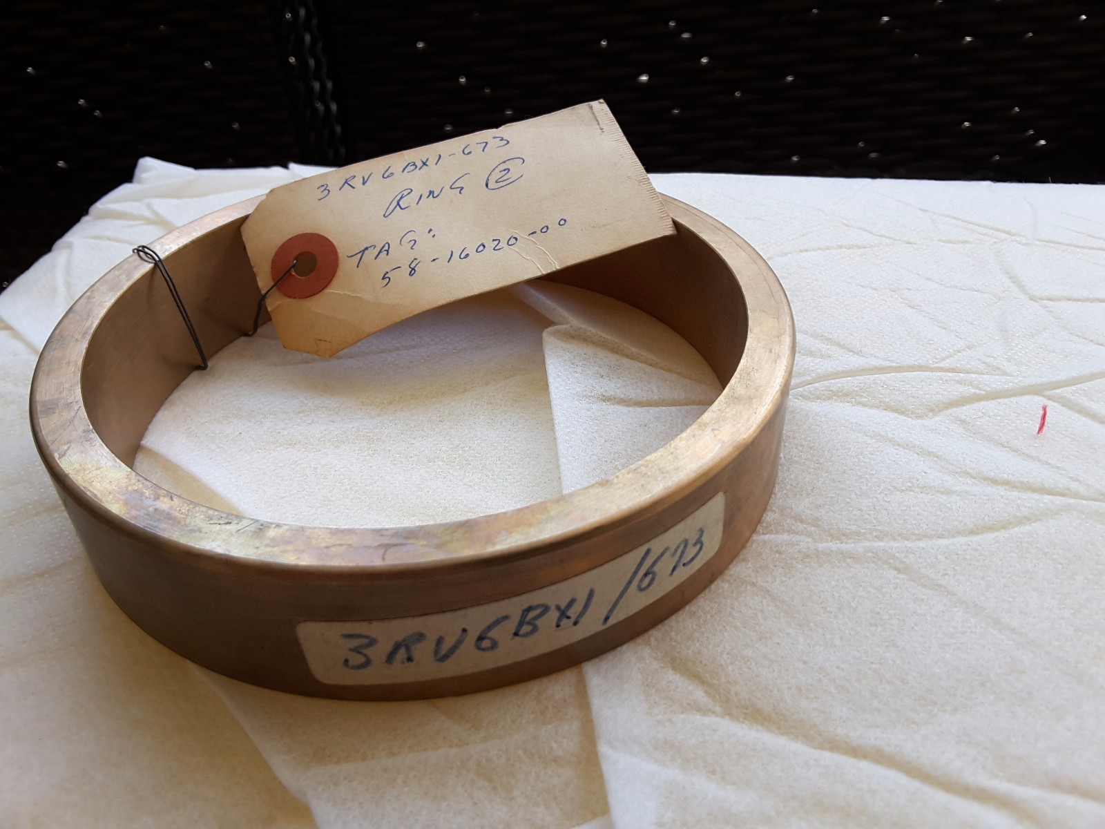 INGERSOLL RAND CASING RING 3RV6BX1-673 BRASS BRONZE NEW NOS $259 | eBay