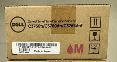 NIB! Dell Genuine XKGFP Magenta Toner C3760N/C3760dn/C3765dnf 9000K ...