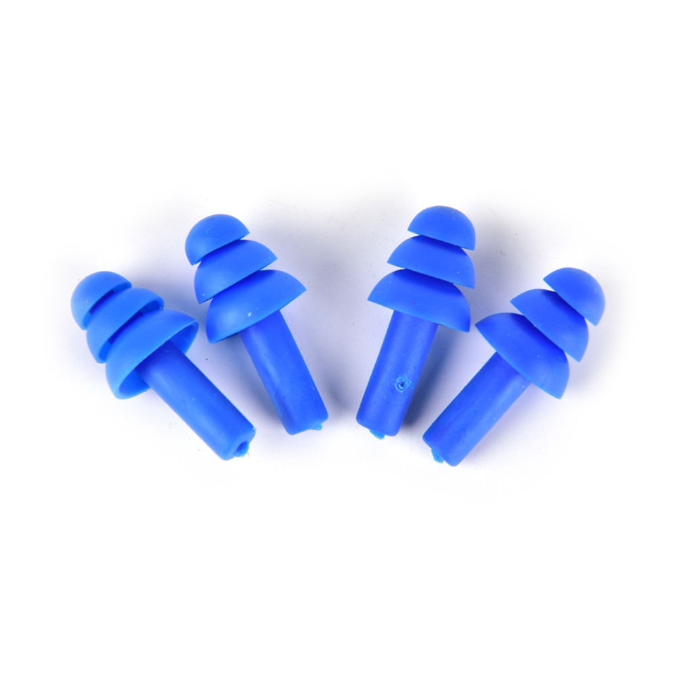 2Pair Soft Silicone Ear Plugs Anti Noise Hearing Protection Earplugs H ...