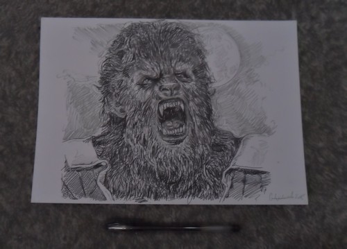 CLASSIC HORROR , THE WOLFMAN 2010 ,. ORIGINAL ART | eBay