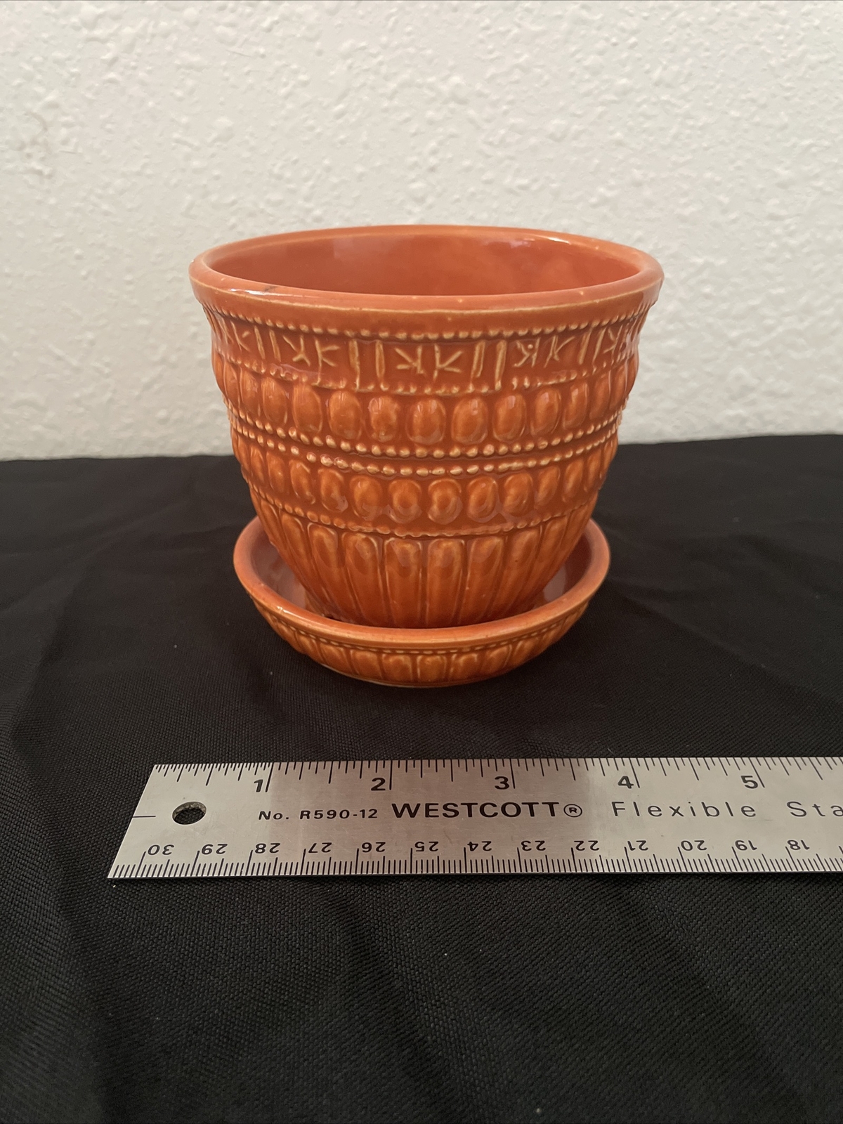Vintage Rust ~ Orange McCoy USA Planter | eBay