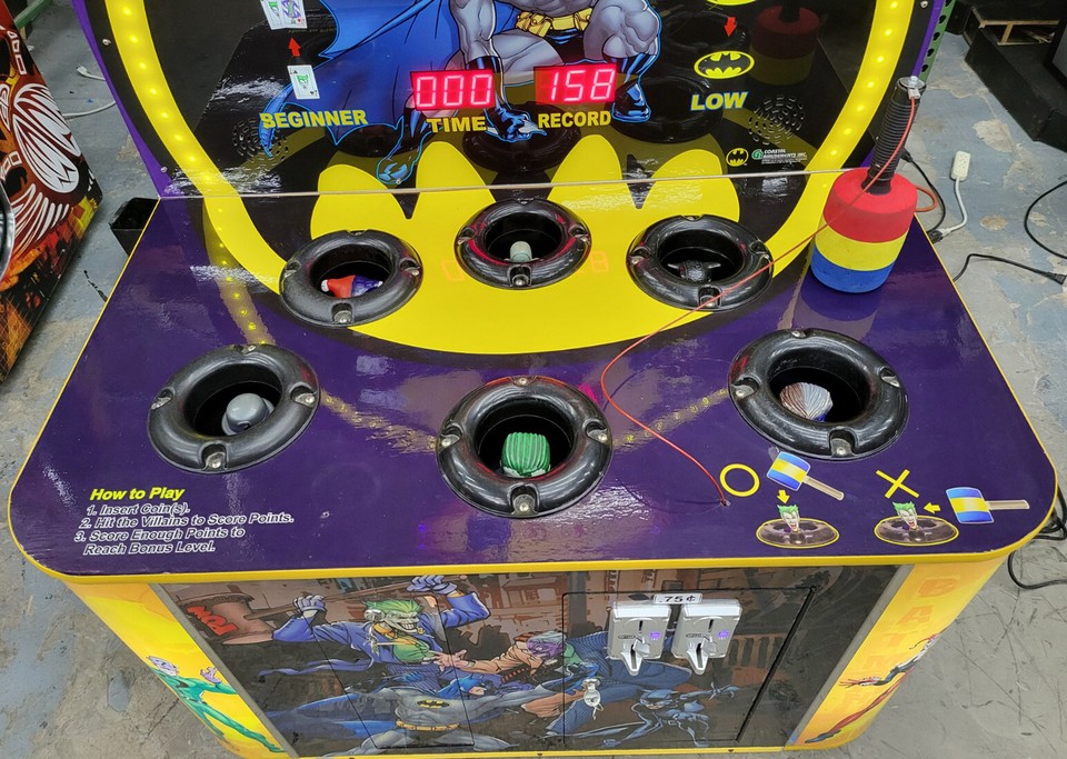 Batman Whack a Mole Skill Redemption Arcade Game Machine - WORKING ...