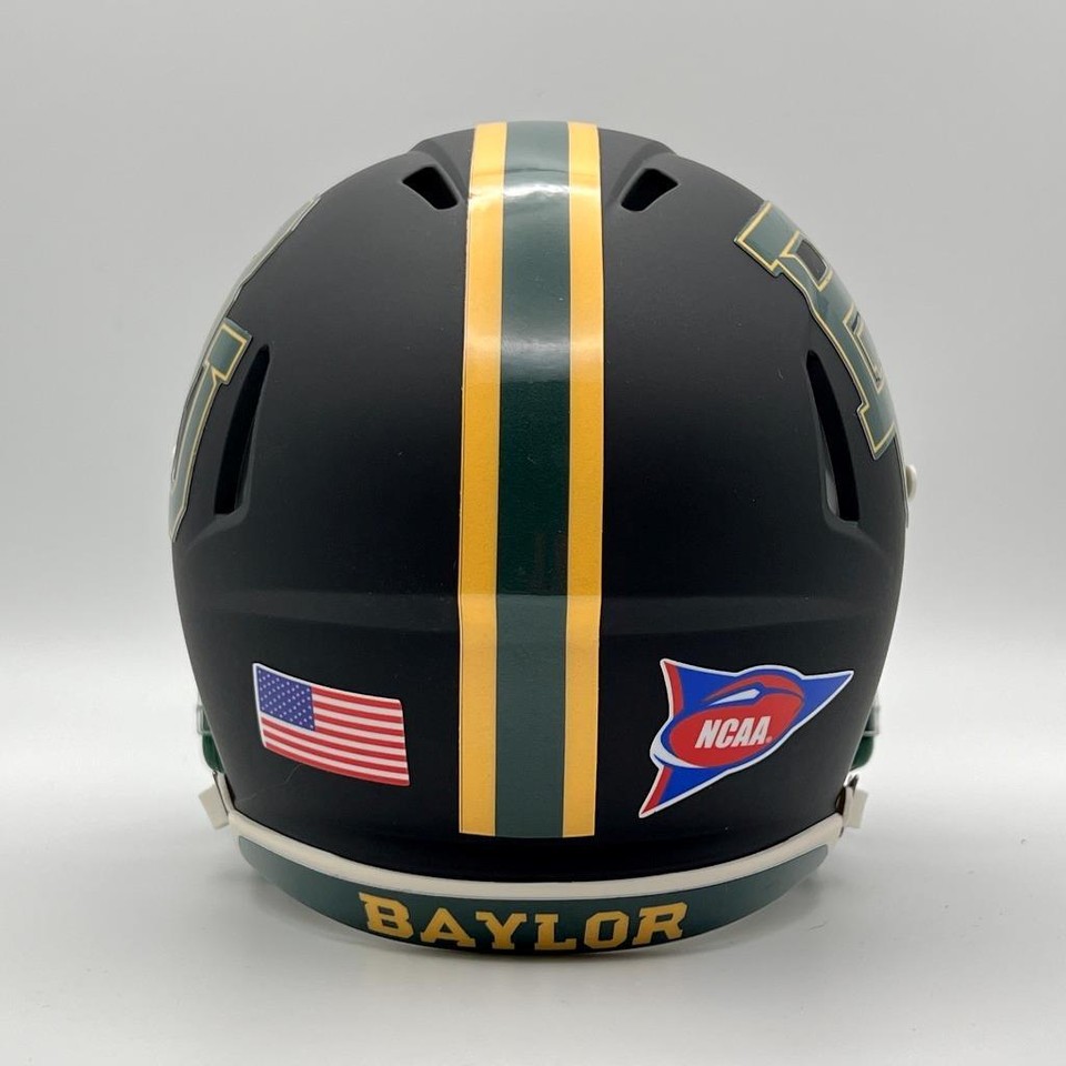 Baylor Bears CUSTOM Matte Black Mini Football Helmet | eBay