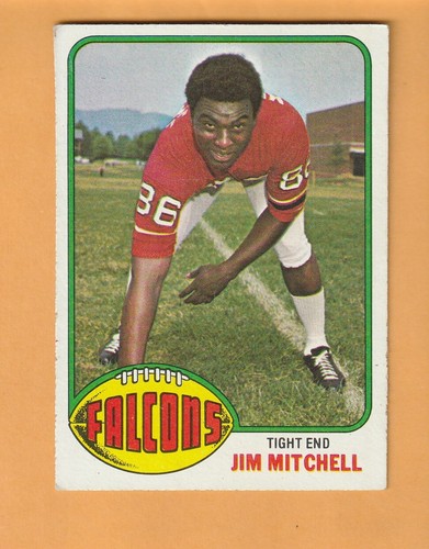 Jim Mitchell Atlanta Falcons 1976 Topps #276 Shelbyville Tennessee 7V ...