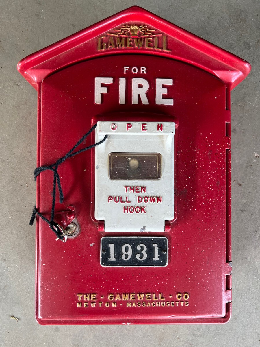 Gamewell Fire Alarm Box History Early American Fire Alarm Systems