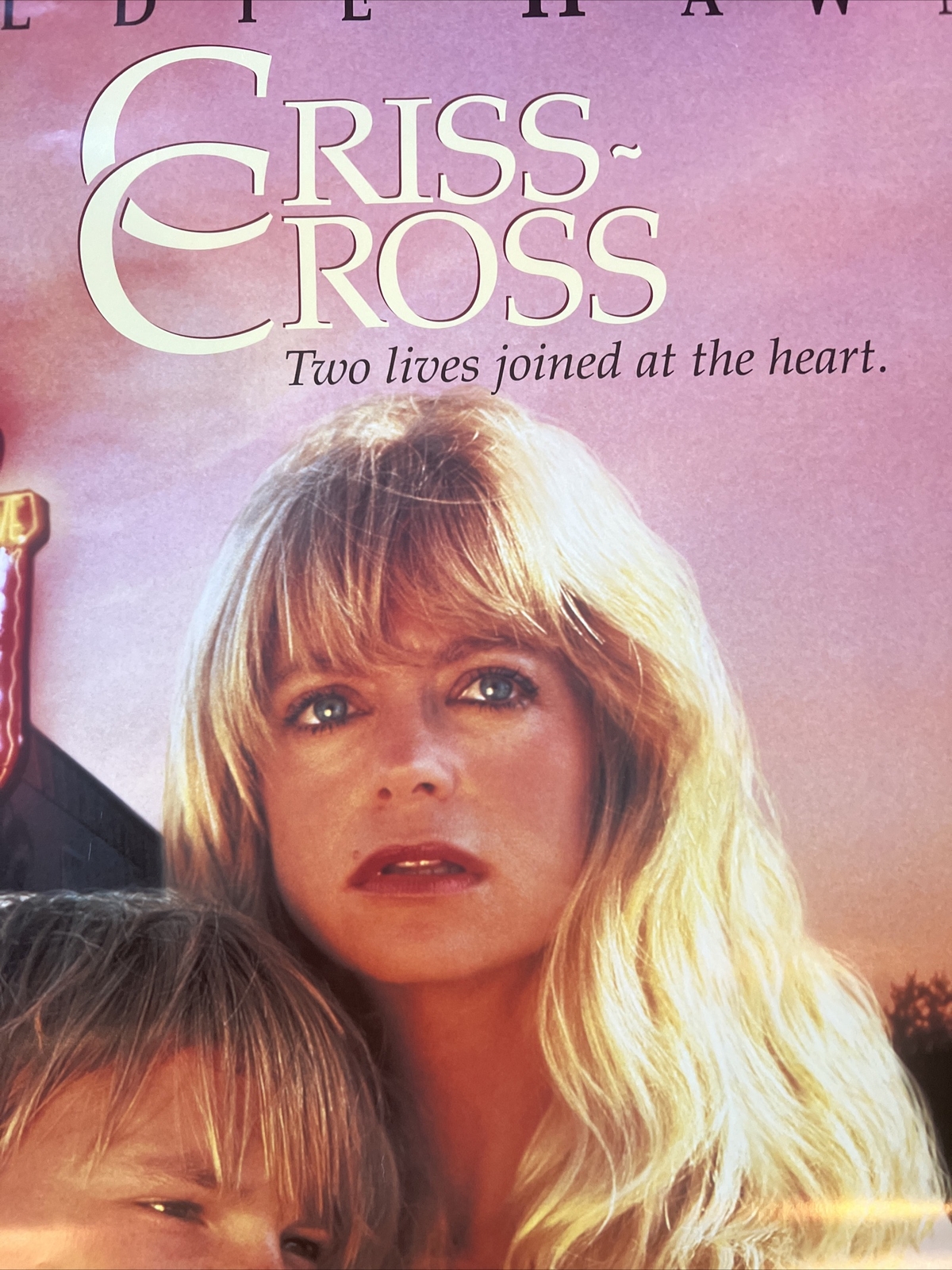 Original 36x24 Movie Poster CRISS - CROSS Staring Goldie Hawn 1992 Crisscross | eBay
