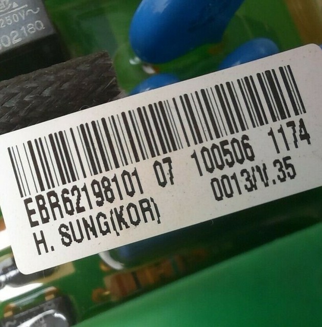 Main Control Board EBR62198101 for Top Load LG Washer Wt5001cw for sale ...