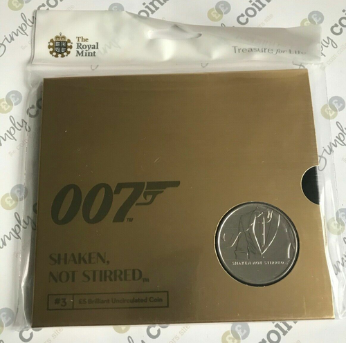 2020 JAMES BOND COIN FIVE 5 POUND COIN IN ROYAL MINT PACK BU BUNC | eBay UK