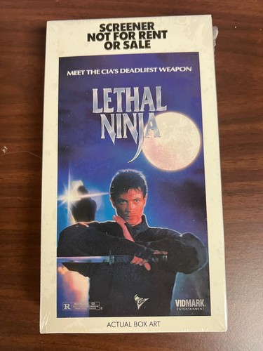 Lethal Ninja VHS - 1993 - BRAND NEW SCREENER | eBay
