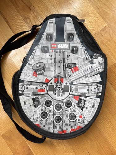 LEGO STAR WARS Millenium Falcon Zip Storage Bag/MiniFigure Carrying ...