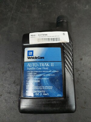 GM Auto Trak 2 Transfer Case Fluid #12378508 | eBay